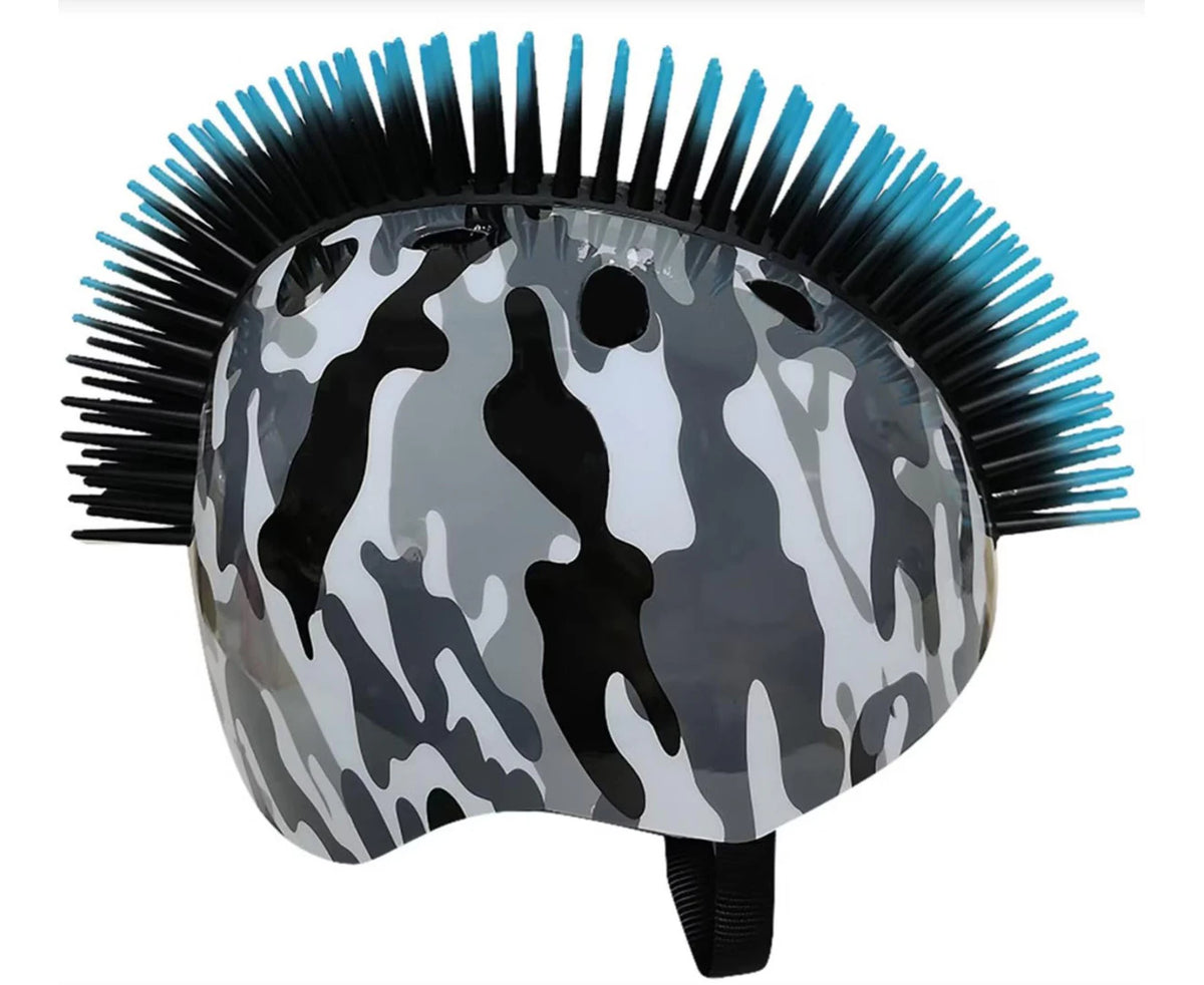 Peewee 3D Camo Mohawk Helmet – Gift Playground