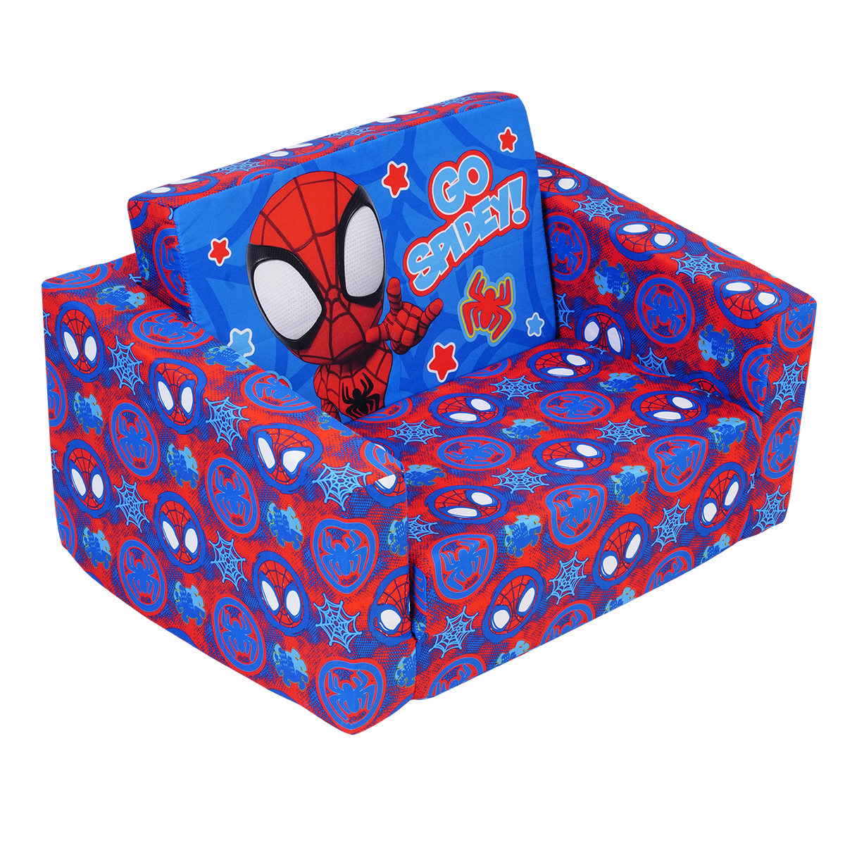 Spider-Man and His Amazing Friends Kids Flip out Sofa – Gift Playground